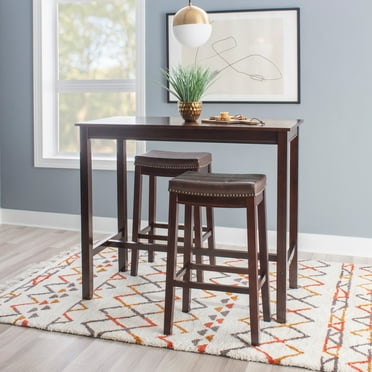 Coaster Bar Table in Light Walnut - Walmart.com