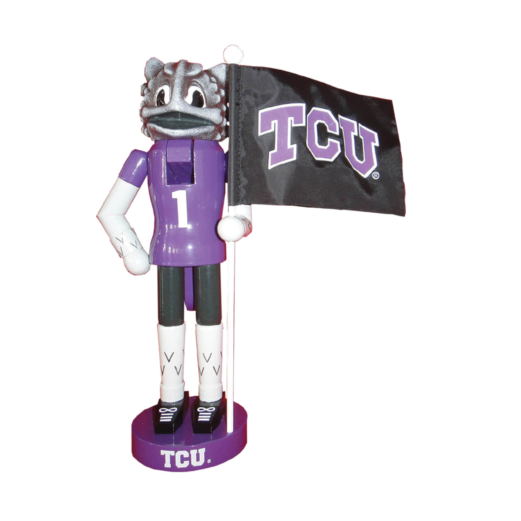 TCU Horned Frogs 12" Mascot Nutcracker - Walmart.com