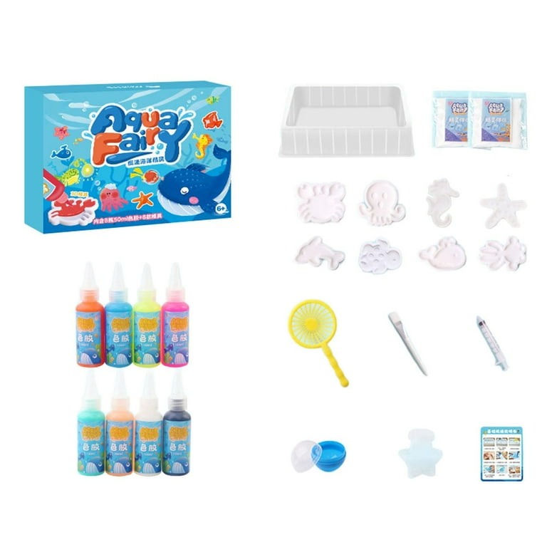 Kit Para Hacer Squishy Aqua Gelz Magic Ocean - Kit Creativo Con 12 ...