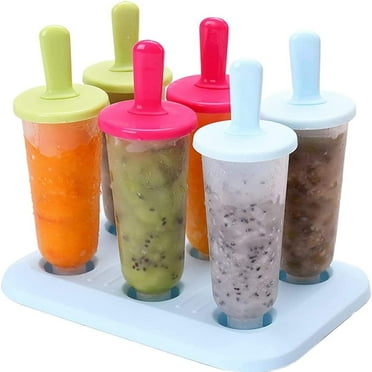8pc Ice Pop Maker Mold, Popsicle Dessert Ice Cream Frozen Treats, Mini ...