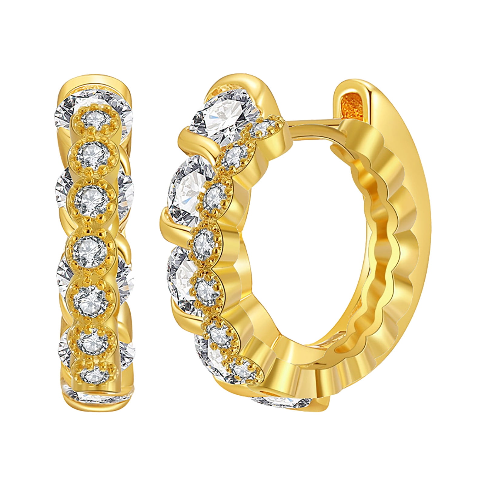 Click here for Tiezhimi Women 18k Gold Earrings Turquoise Diamond... prices