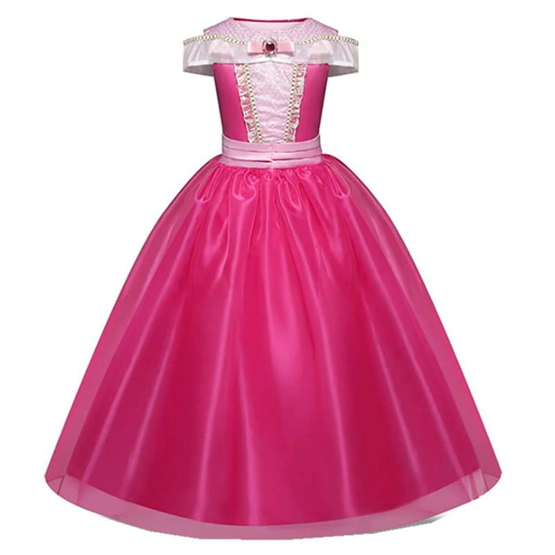 Princess Dress Girls Sleeping Beauty Party Fancy Costume - Walmart.com