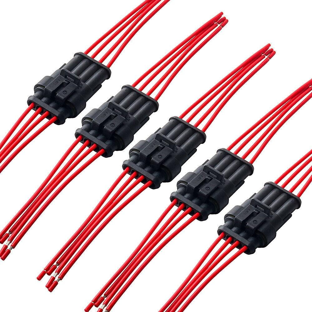 Male Female Waterproof 2 3 4 5 6Pin Way Super Seal Car Electrical Wire male-female-waterproof-2-3-4-5-6pin-way-super-seal-car-electrical-wire