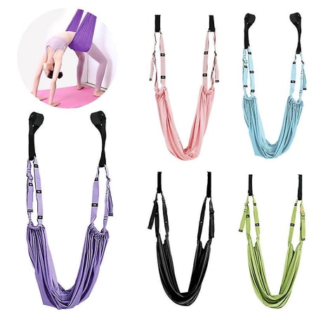 Adjustable Aerial Yoga Strap Hammock Swing Stretching Anti-gravity ...