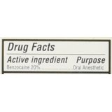 HURRICAINE TOPICAL ORAL ANESTHETIC GEL 1oz WILD CHERRY HURRICANE ...