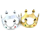 Toy Crown Happy Birthday Party Decoration Royal King Plastic Crown ...