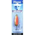 Blue Fox 1/4-Ounce Pixee Spoon, Gold Plated Fluorescent Orange Insert ...