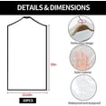 20PCS 60 Inch Plastic Garment Bag-Plastic Clear Dry Cleaner Laundry ...