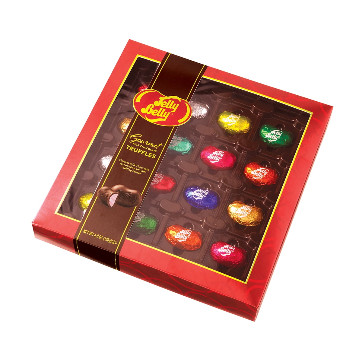 Jelly Belly Gourmet Milk Chocolate Jelly Bean Truffles 16 Count ...