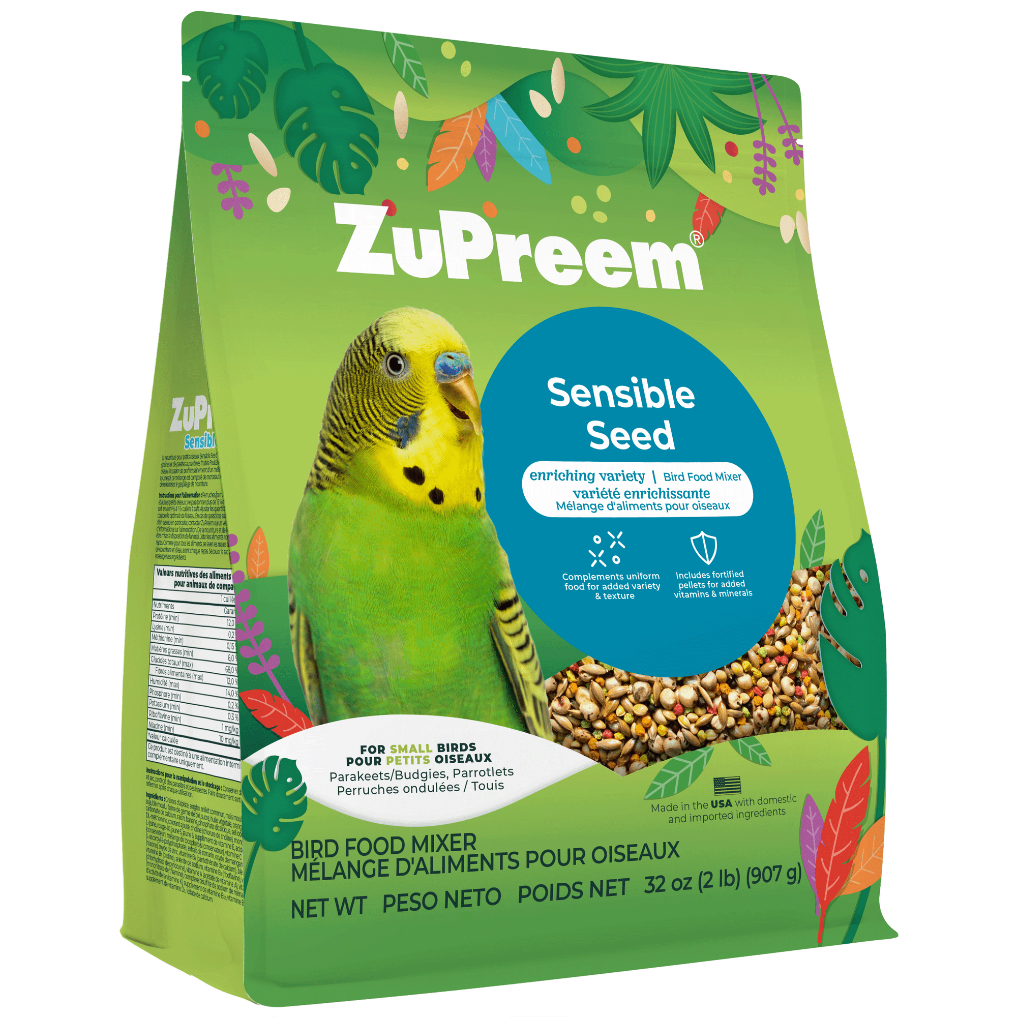 Click here for Zupreem Sensible Seed Bird Food For Small Bird Bre... prices