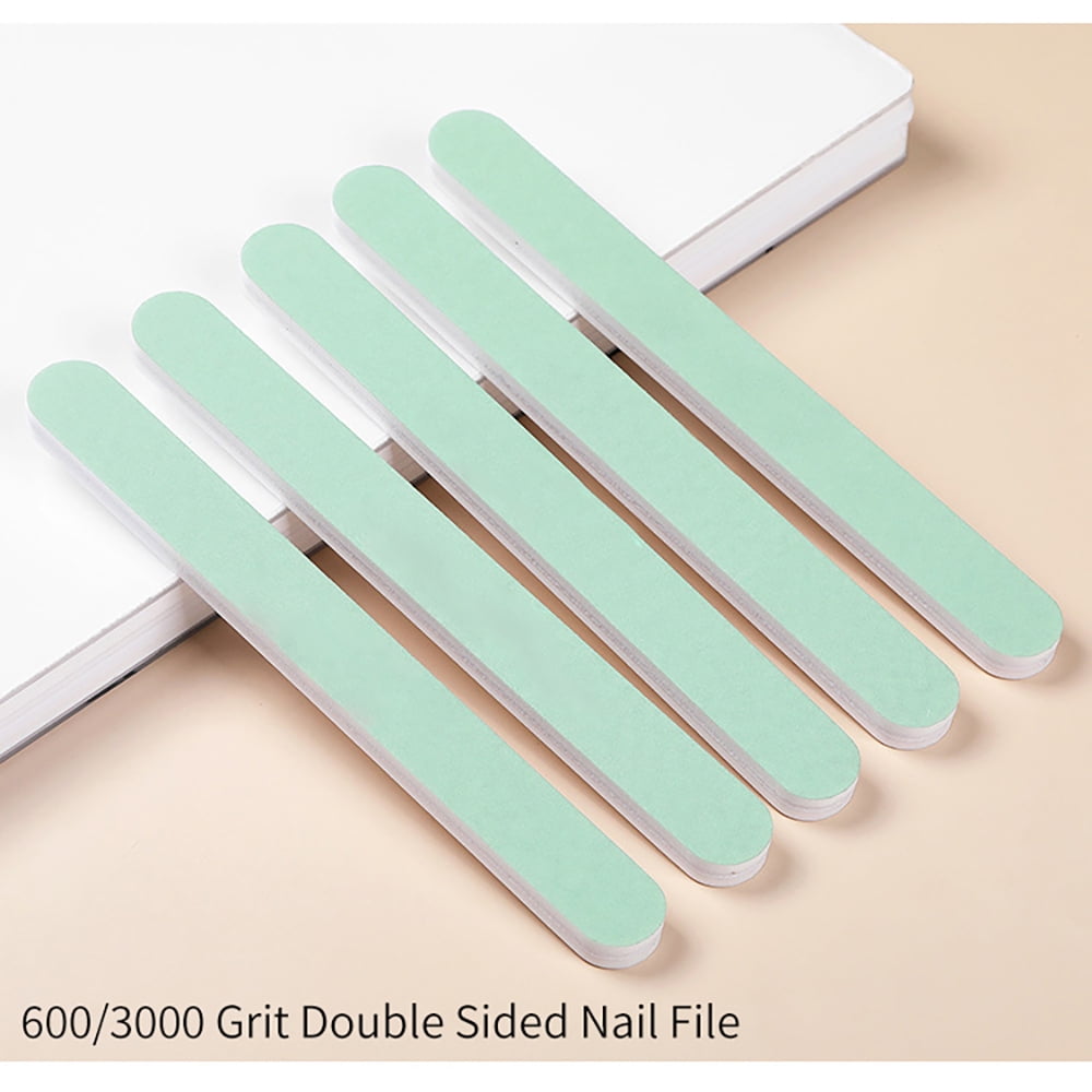 FCOGIN, 600/3000 Double Sided Grit Sponge Nail Files, Polishing File ...