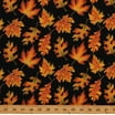 Cotton Autumn Leaves Foliage Thanksgiving Fall Harvest Falling Leaves ...