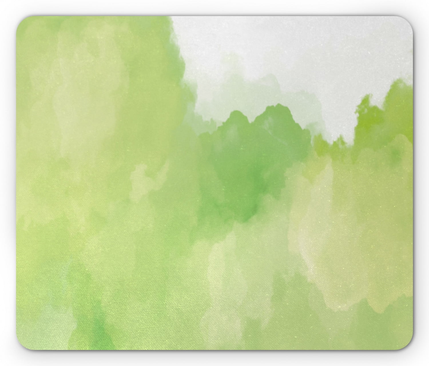 Art Abstract Mouse Pad, Monochromatic Style Design of Smokey Natural ...