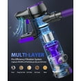 Cordless Vacuum Cleaner, Power Stick Vacuum 450W 36Kpa with Long ...