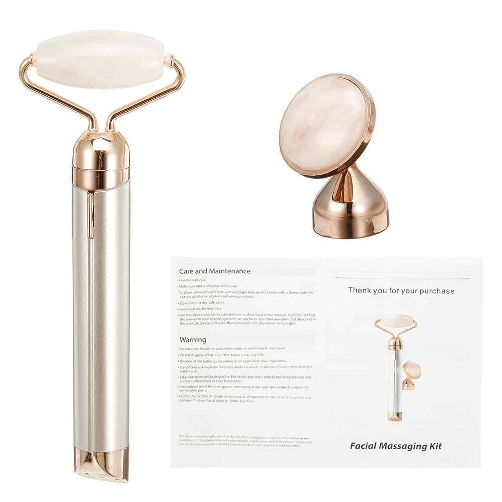 Face Massage Roller Facial Vibrating Touch Body Eye Cordless Rolling ...