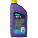 Royal Purple HPS Synthetic SAE 10W-40 High Performance Motor Oil with ...