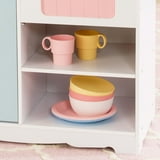 KidKraft 27-Piece Pastel Cookware Set, Plastic Dishes and Utensils for ...