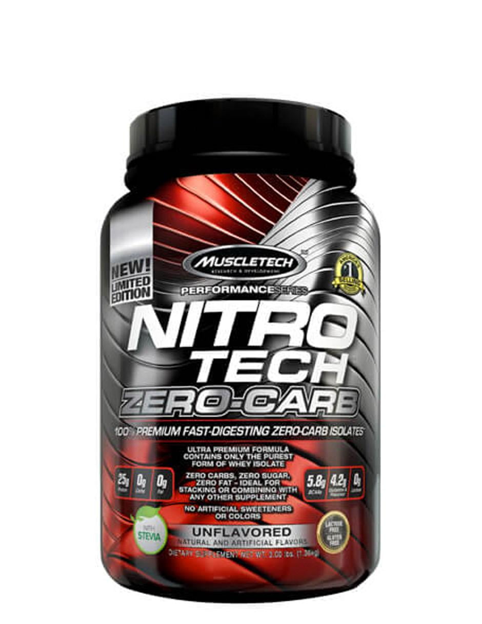 Proteina zero carbohidratos Muscletech Nitro tech zero carb 1.5 Libras ...