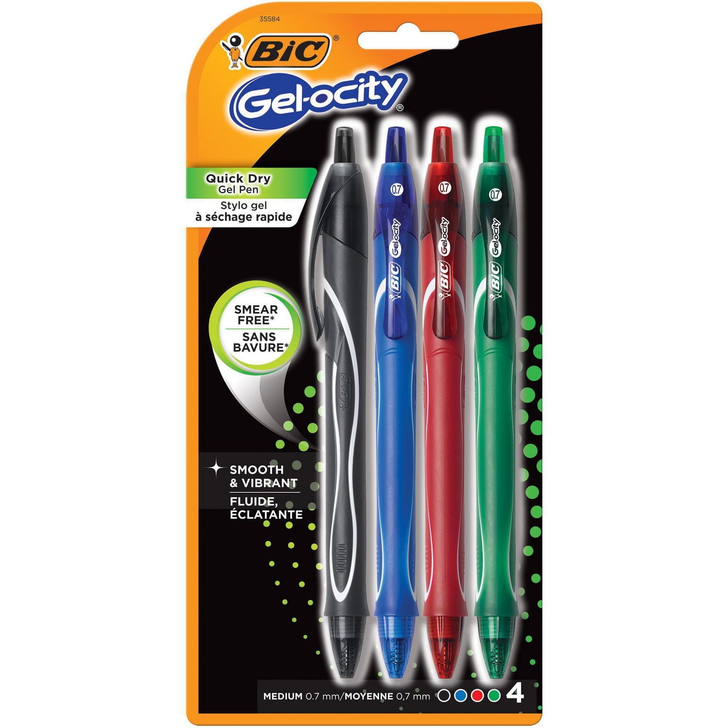 Click here for Bic Gel-Ocity Quick Dry Retractable Gel Pens  Medi... prices