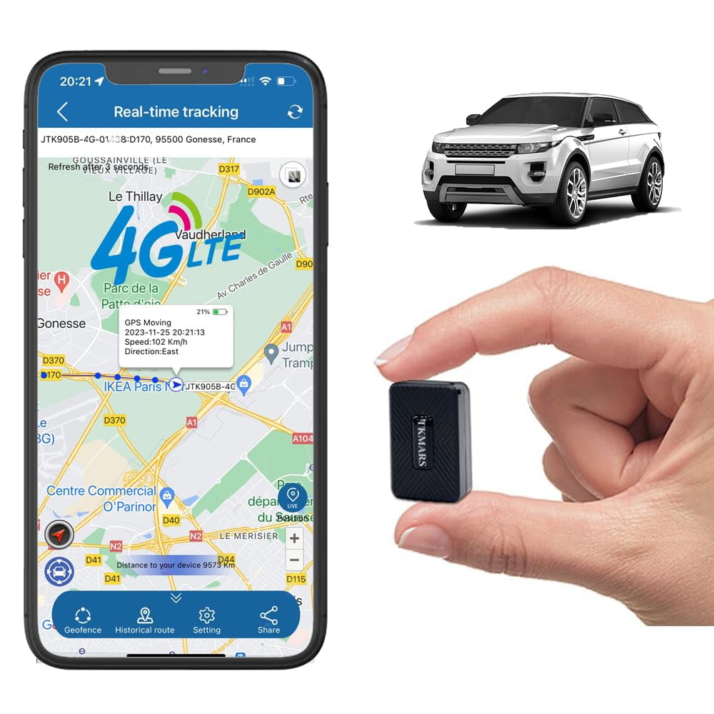 GPS Tracker TKMARS Dispositivo de rastreo GPS para automóviles ...
