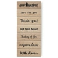 Greetings Wood Stamp Set by Recollections - Walmart.com