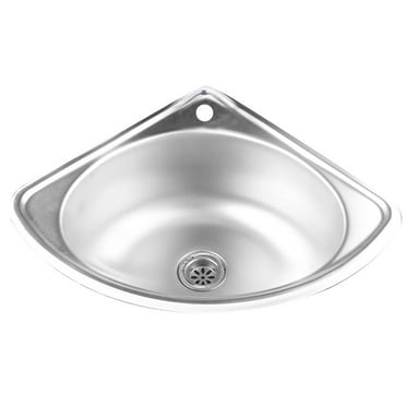 Miumaeov Stainless Steel Triangle Corner Narrow Sink Wall Mount Mini ...