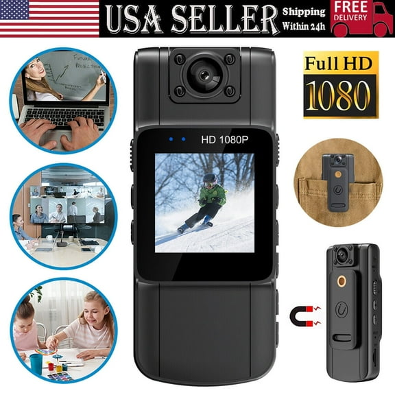 1080P Mini Police Body Camera with HD Video and IR Night Vision 20 ...