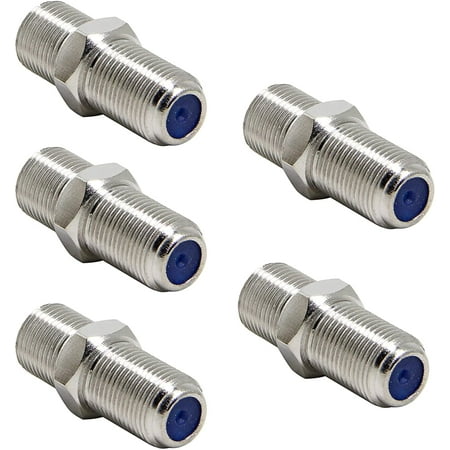 Coax Coupler, 5-Pack RG6 Barrel Coaxial Cable Connector Extender, LZMY ...