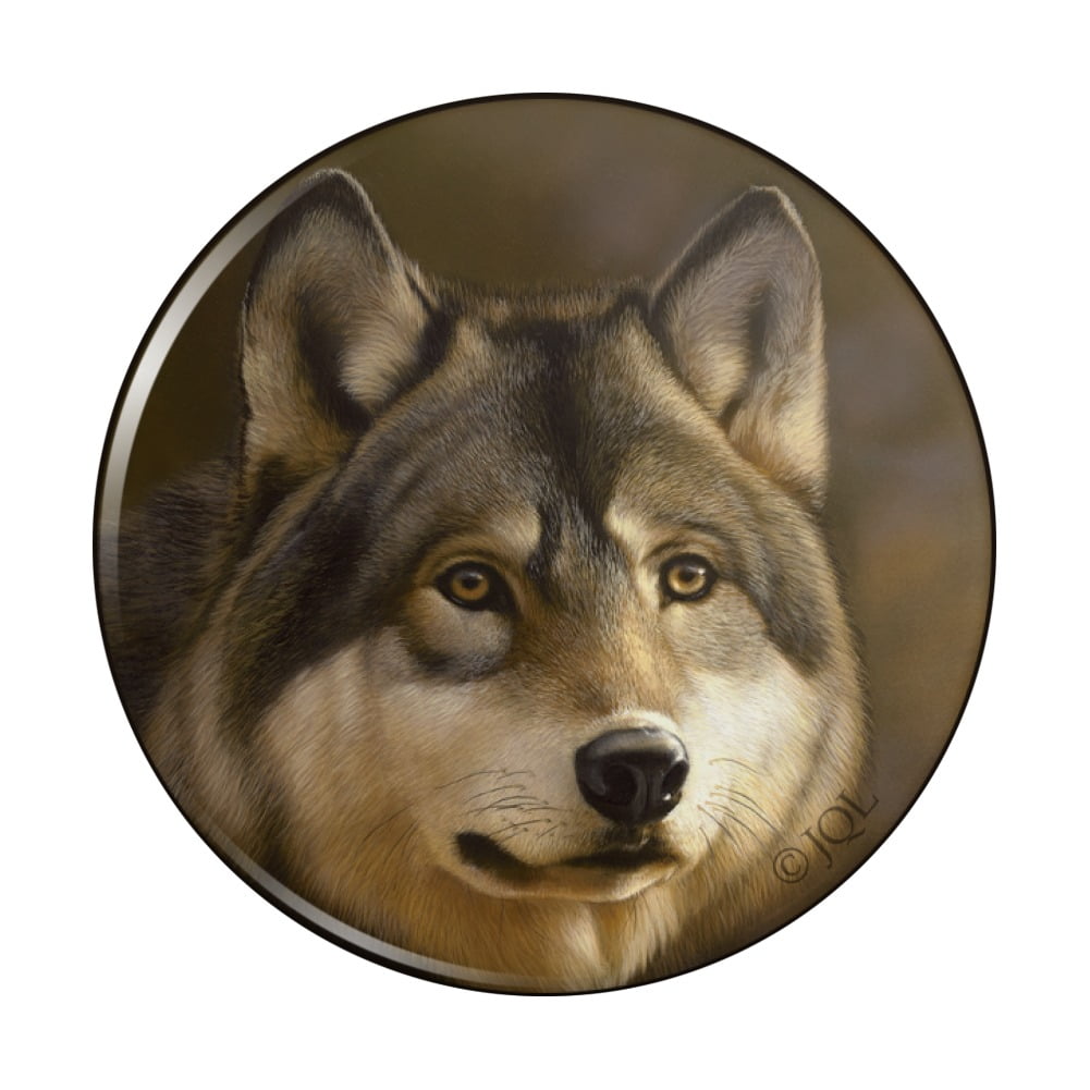 Timberwolf Timber Wolf Wolves Kitchen Refrigerator Locker Button Magnet ...