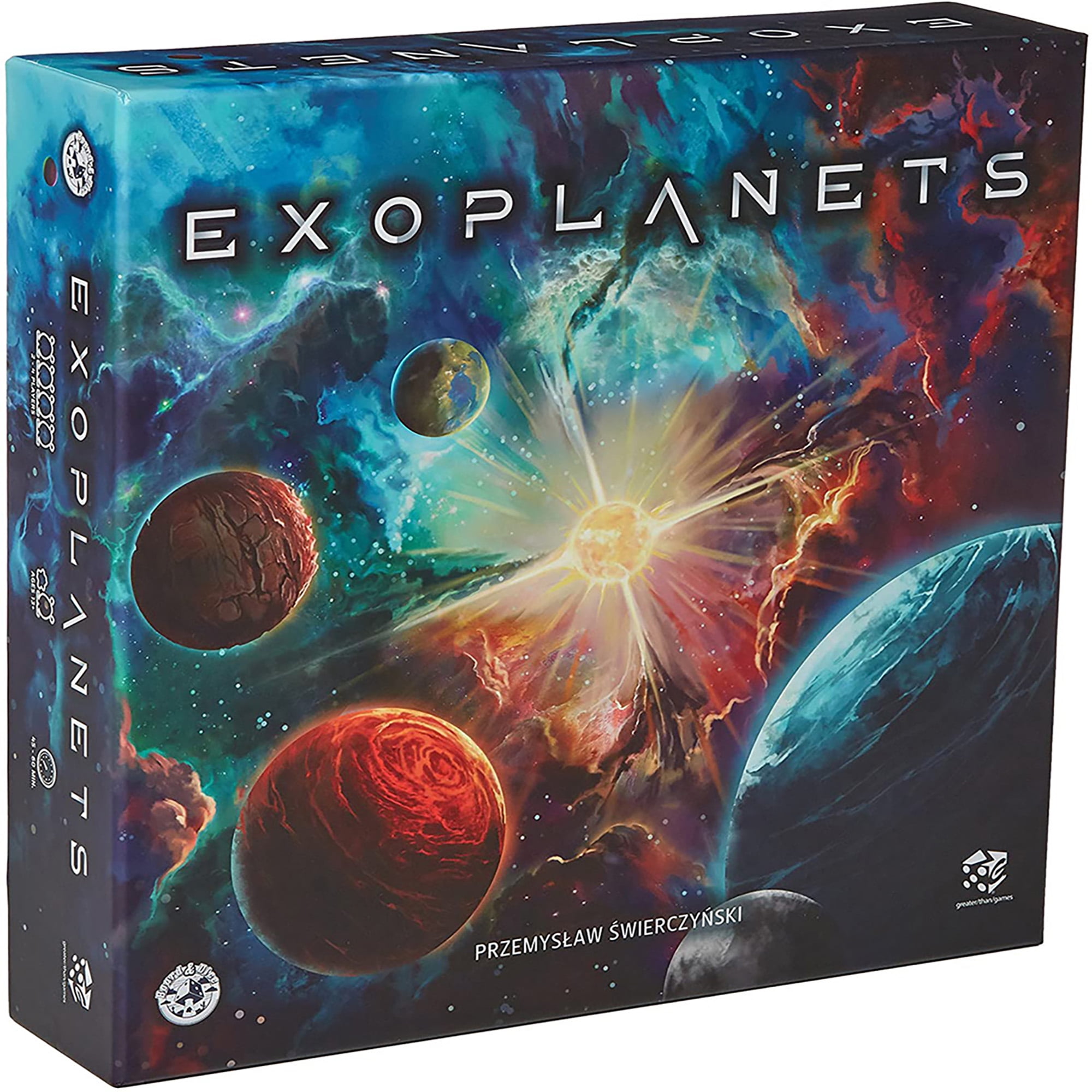 Greater Than Games: Exoplanets - Boardgame - Sci-Fi Planet Building ...