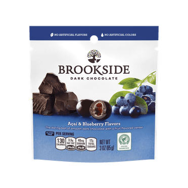 Brookside Dark Chocolate Covered Berries, Acai and Blueberry Flavor, 32 ...