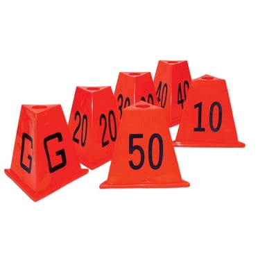 Crown Sporting Goods Football Down Marker & Chain Crew Set, Orange ...