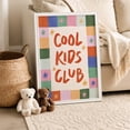 Affixzi Cool Club Print, Colorful Stars Playroom Poster, Nursery Wall ...
