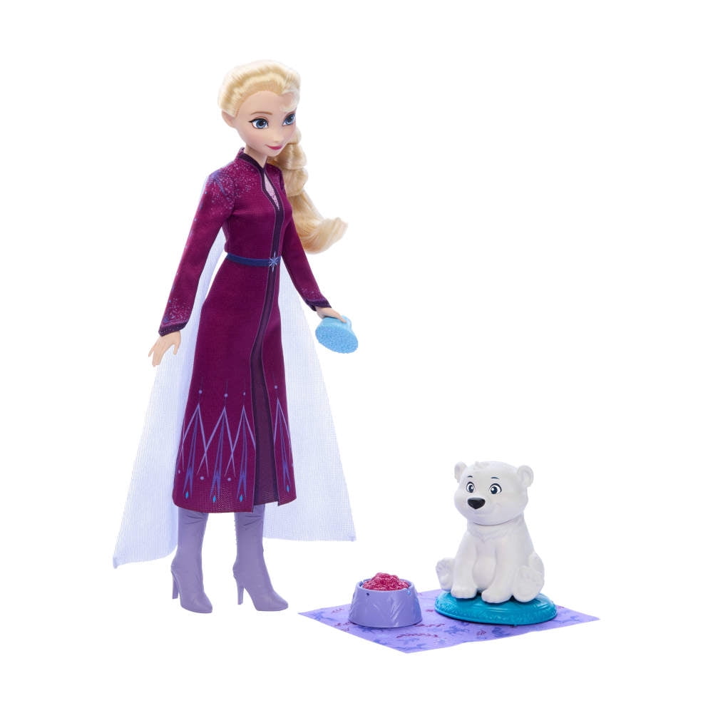 Set de Juego Mattel Disney Frozen Elsa con Oso Bebé | Walmart en línea