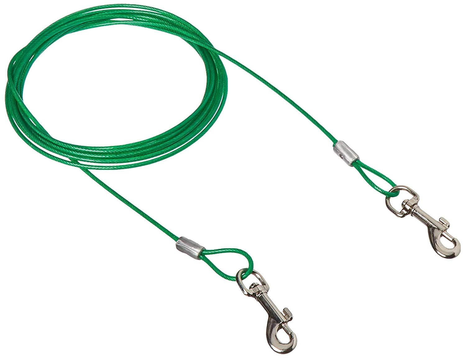 Westminster Pet 29010 Vinyl-Coated Dog Tie-Out Cable - Walmart.com