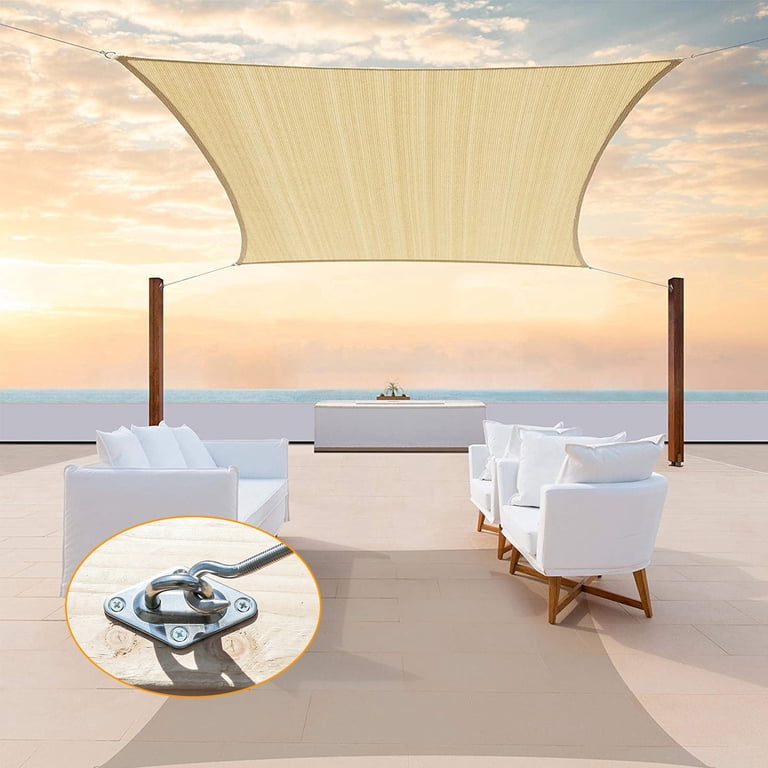 Shade Sail Fixing Kit 6'' Sun Shade Sail Hardware Kit With 304 ...