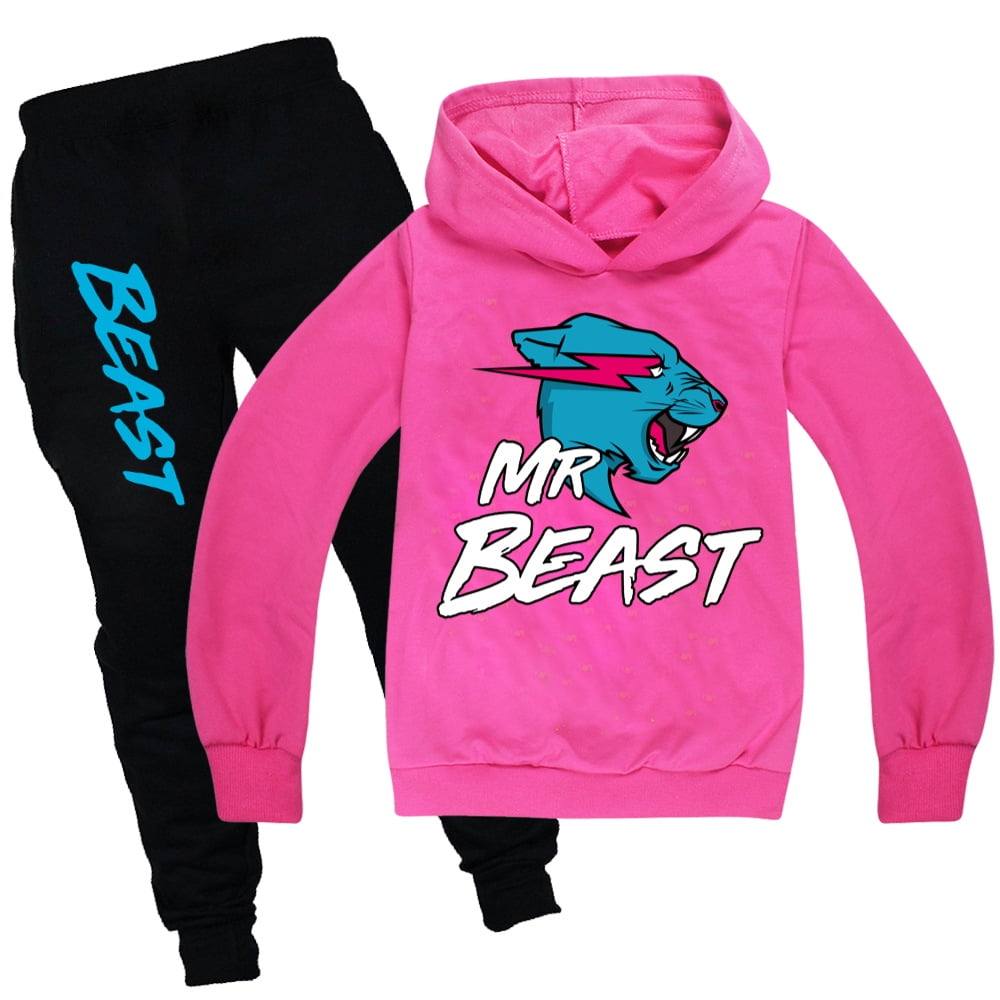 Click here for Quanty Mr Beast Cartoon Hoodie Casual Sweatshirt A... prices