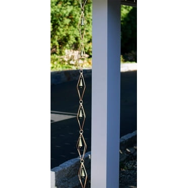 Good Directions Pineapple Rain Chain, Pure Copper - 8.5 ft. - Walmart.com