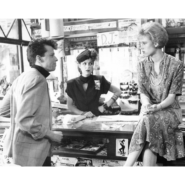 Pretty in Pink Jon Cryer Annie Potts Molly Ringwald in record store 5x7 ...