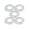 5pcs green wire wreath frames, suitable for handmade and floral ...