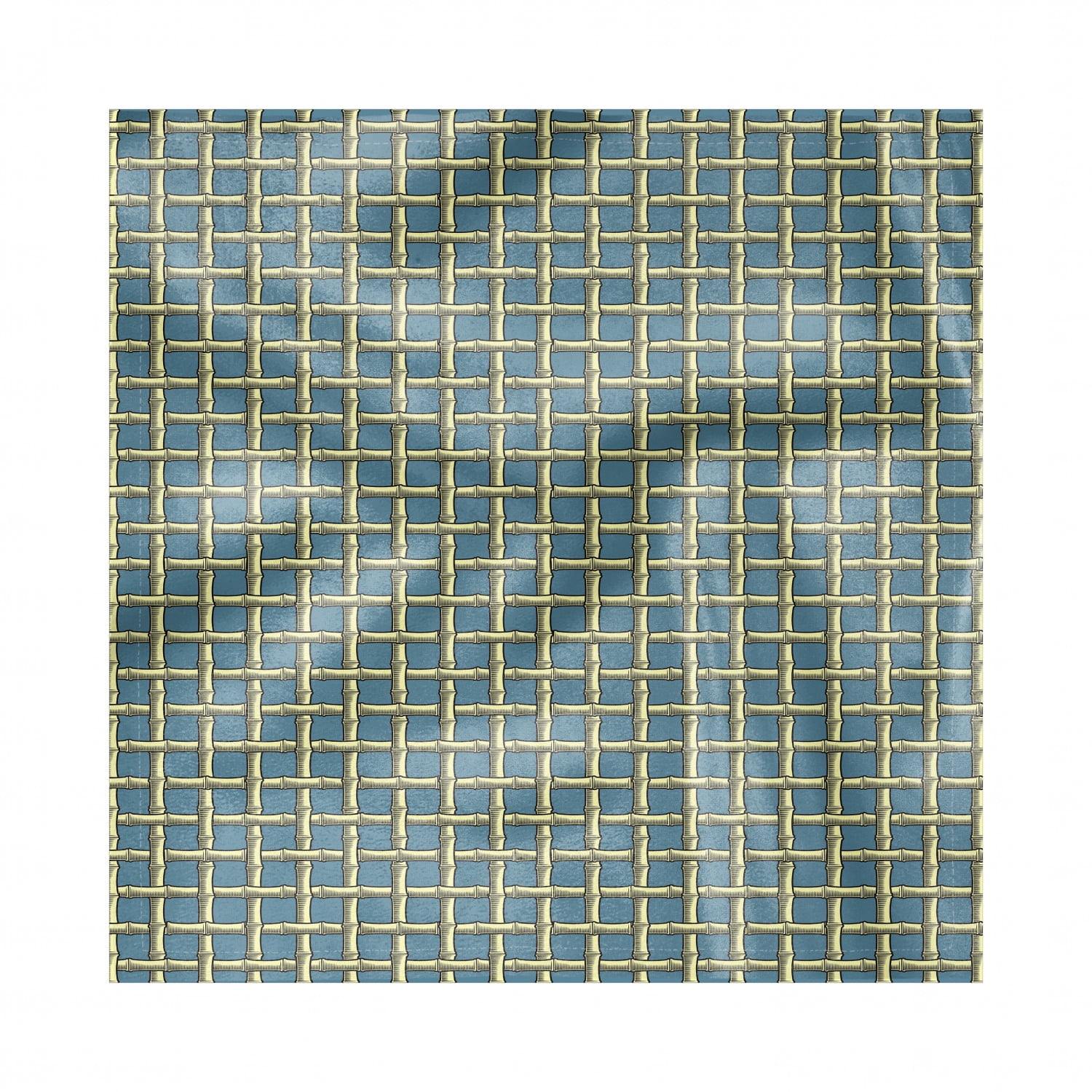 Trellis Decorative Satin Napkins Set Of 4 Simplistic Bamboo Cane