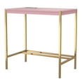 Furniture of America Harper Metal 30-in Desk with USB, Pink - Walmart.com