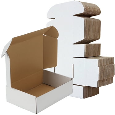 12x10x3 Inches Shipping Boxes Pack of 25, Small Cardboard Box for ...