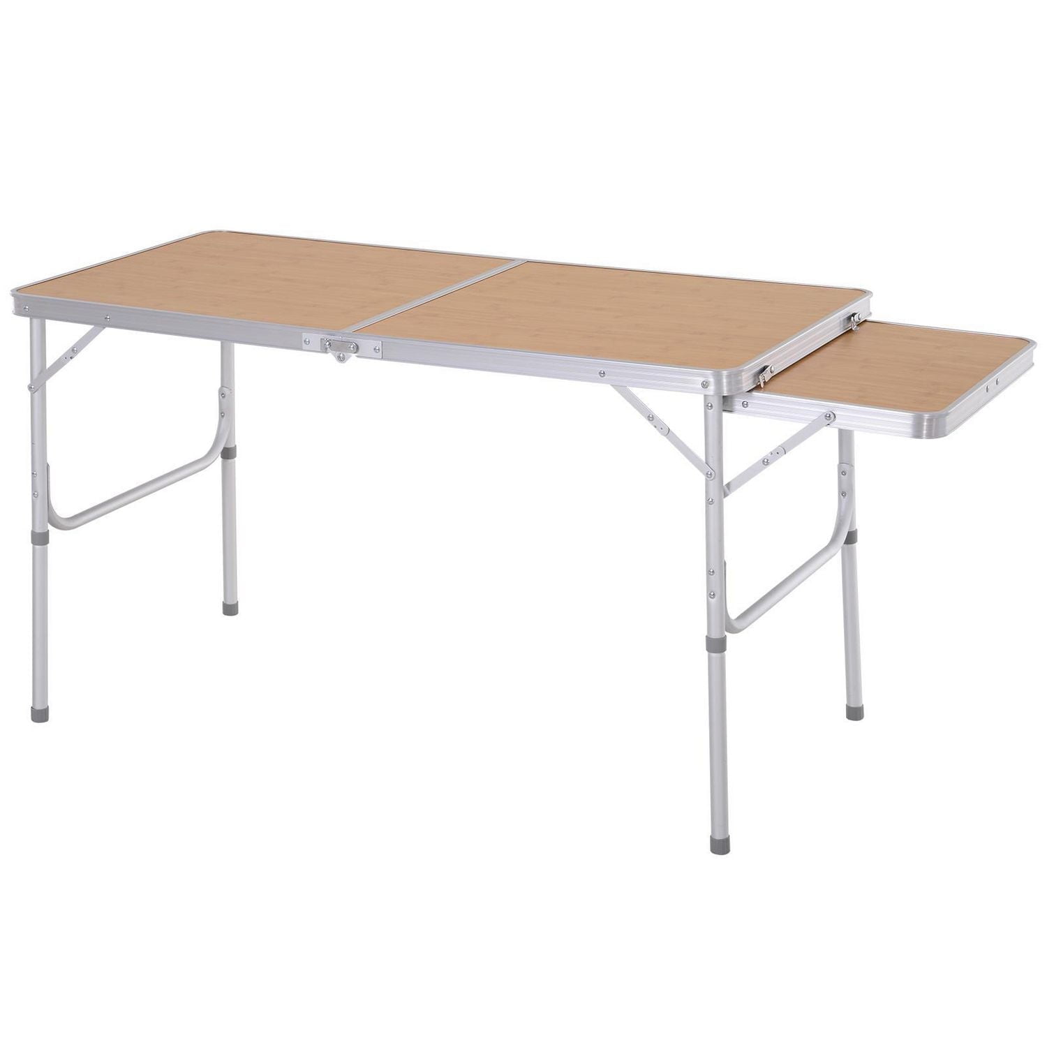 Click here for Outsunny Picnic Table With Slide Shelf 47.25 X 23.... prices