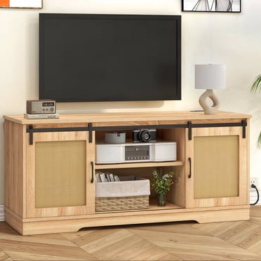 Costway BIG Stand Entertainment Center for TV's up to 65'' with Sliding ...