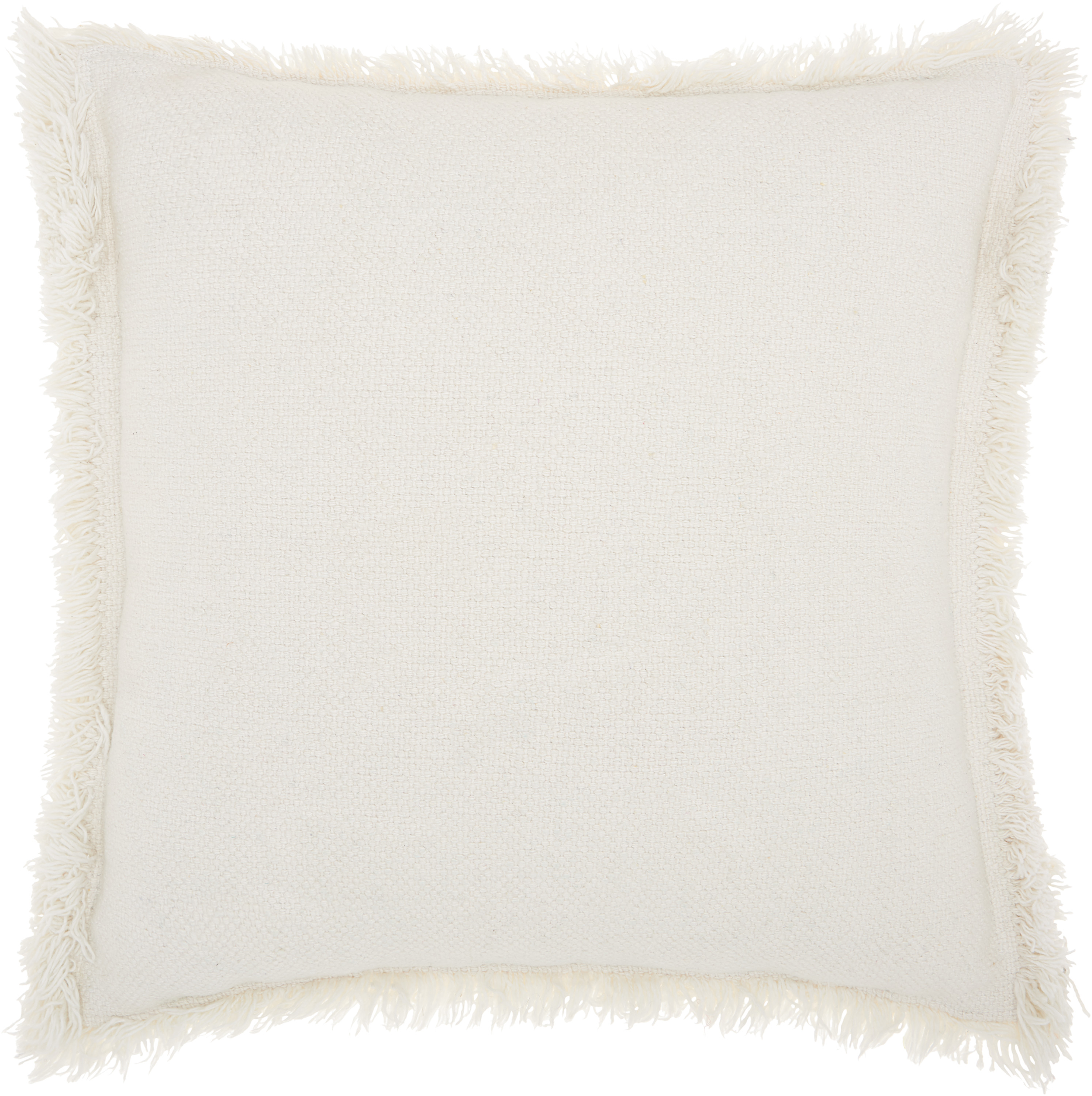 Nourison Life Styles White Decorative Throw Pillow , 20"X20" - Walmart.com