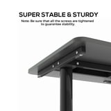 Free Shipping! Eureka Ergonomic 47x23 Inch Computer Desk, Black Office ...