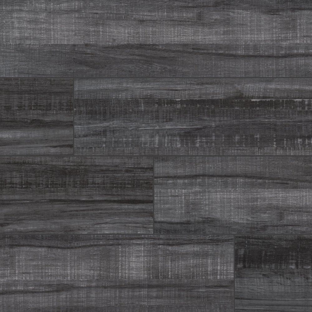 Belmond Obsidian 8 in. x 40 in. Glazed Ceramic Floor and Wall Tile (11. ...