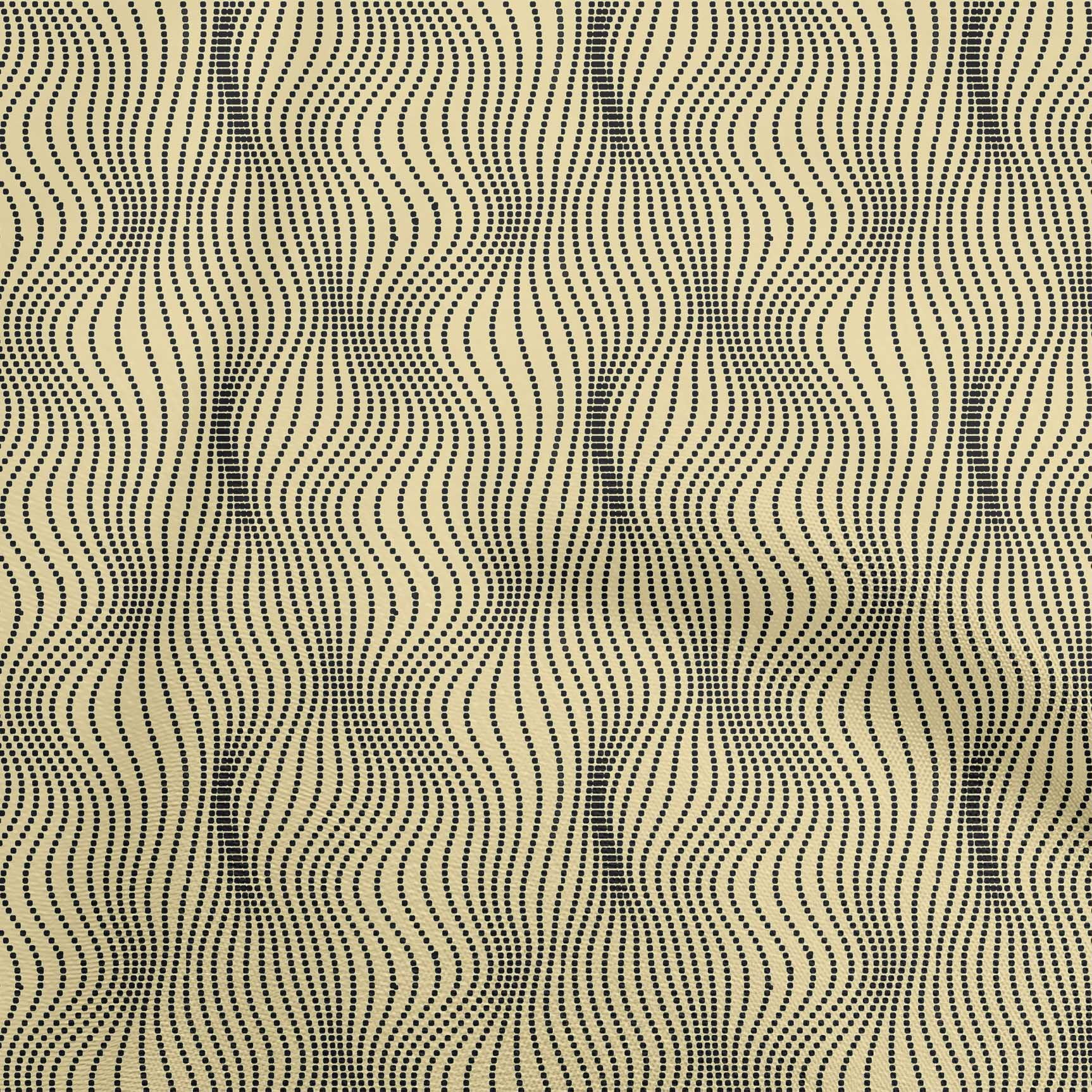 oneOone Cotton Poplin Beige Fabric Moire Dress Material Fabric Print ...