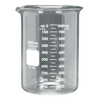 Pyrex 1,000 Ml Griffin Beaker, Low Form, Glass Measuring Beaker with ...